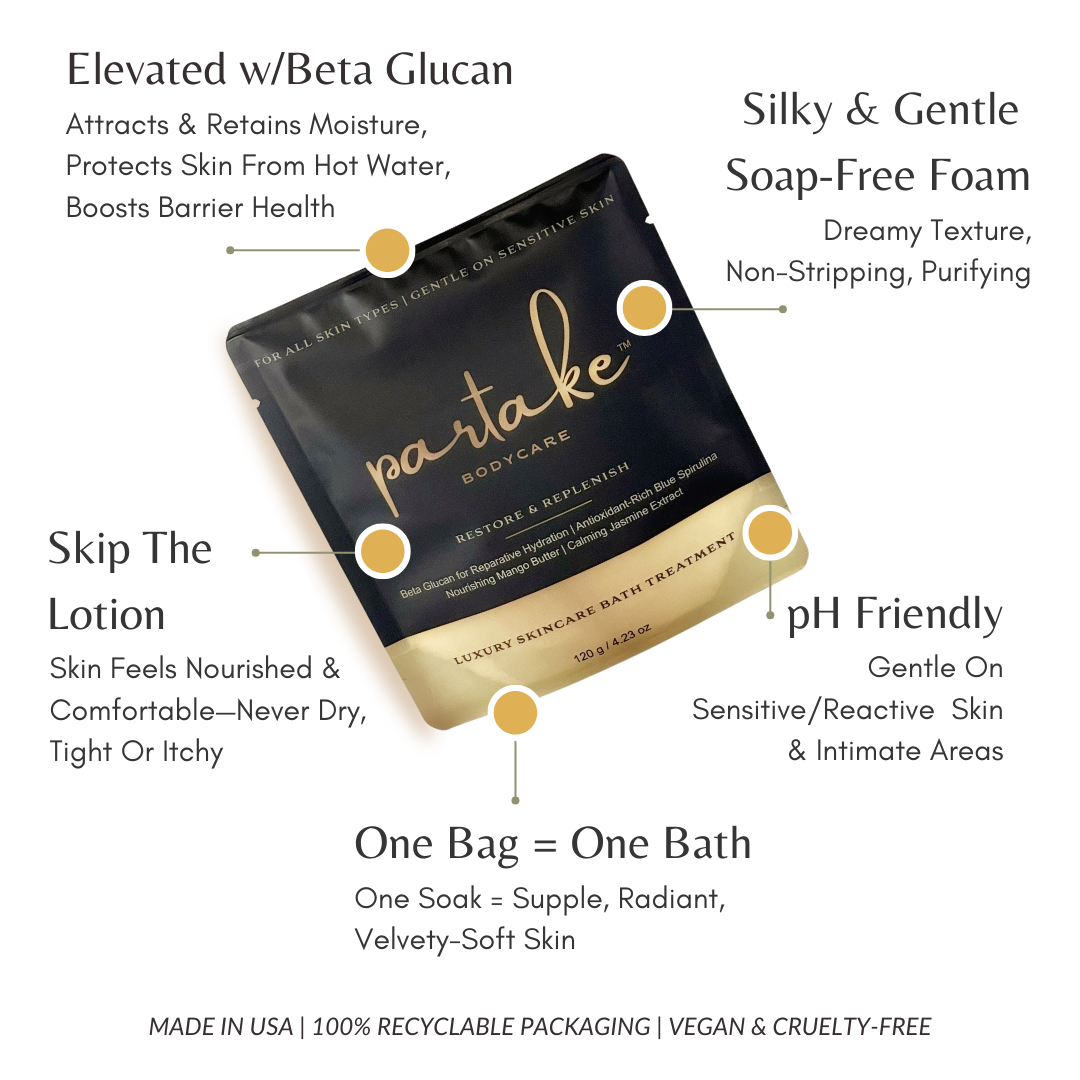 Partake Bodycare Restore & Replenish Luxury Skincare Bath Soak with ...
